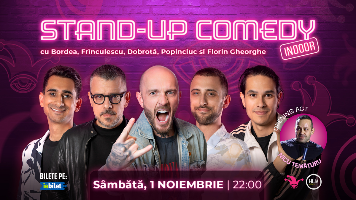 Bilete The Fool: Stand-up comedy cu Bordea, Frînculescu, Dobrotă ...