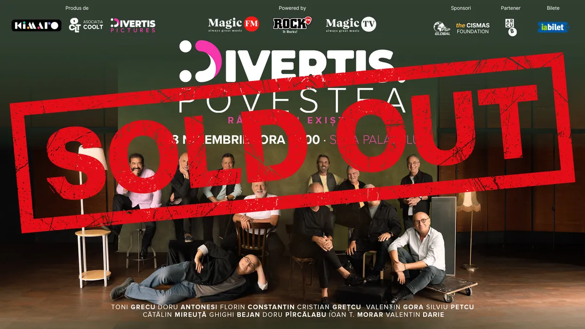 Bilete Grupul Divertis - #divertis.povestea - 18 nov '24, ora 19:00 ...