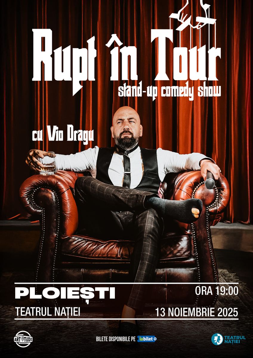 Bilete Ploiești: Vio - Rupt în Tour | Stand Up Comedy Show - 13 nov '25 ...
