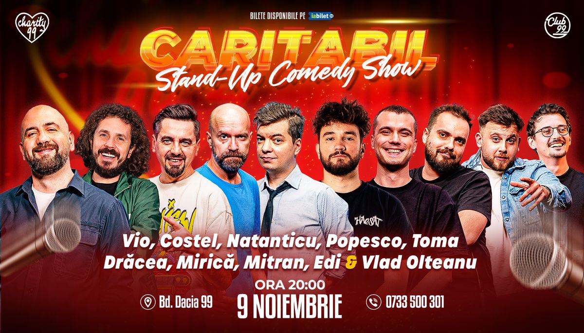 Bilete Stand Up Comedy Caritabil cu Vio, Costel, Natanticu, Popesco ...