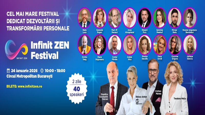Bilete Infinit Zen Festival - 24 ian, ora 10:00 - Circul Metropolitan ...