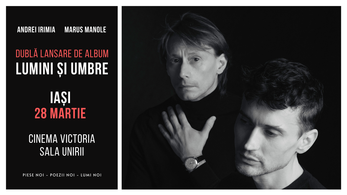 Bilete Iasi: Andrei Irimia x Marius Manole - Dublă lansare de album ...