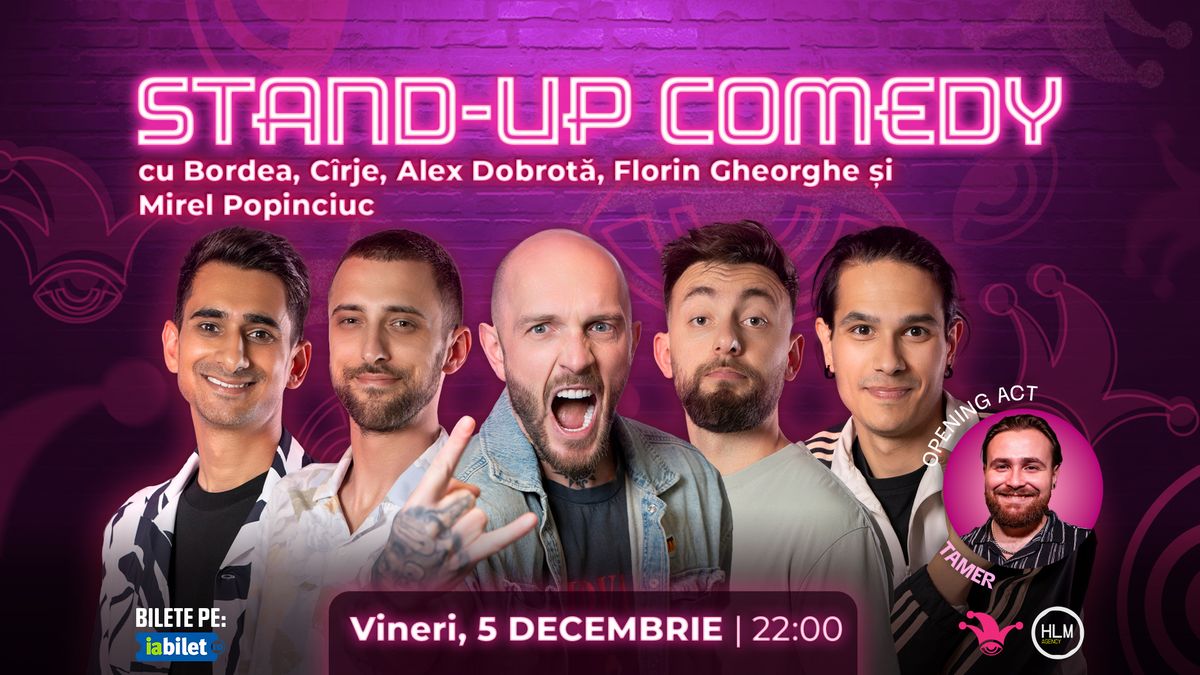 Bilete The Fool: Stand-up comedy cu Bordea, Cîrje, Alex Dobrotă, Florin ...