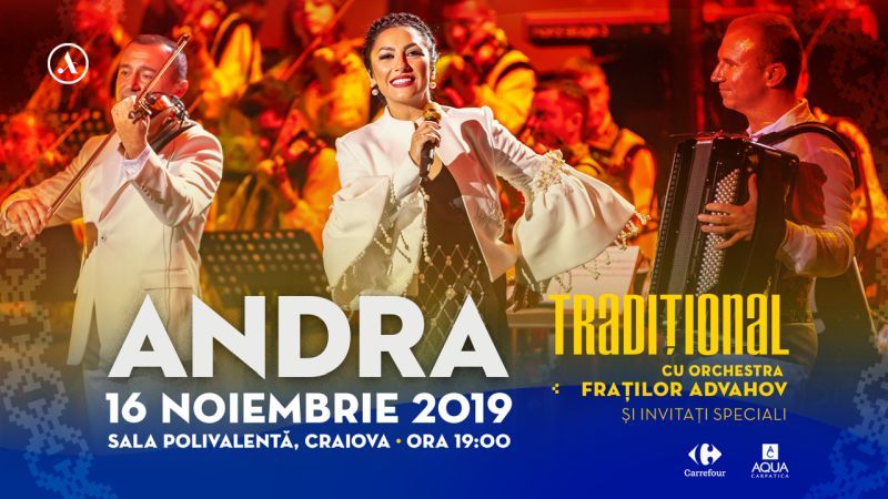 Bilete Craiova: Andra -Traditional - 16 nov '19, ora 19:00 - Sala ...