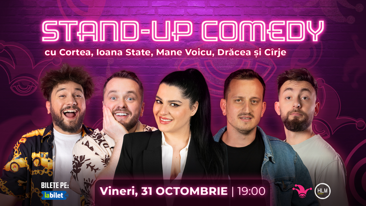 Bilete The Fool: Stand-up comedy cu Cortea, Ioana State, Mane Voicu ...