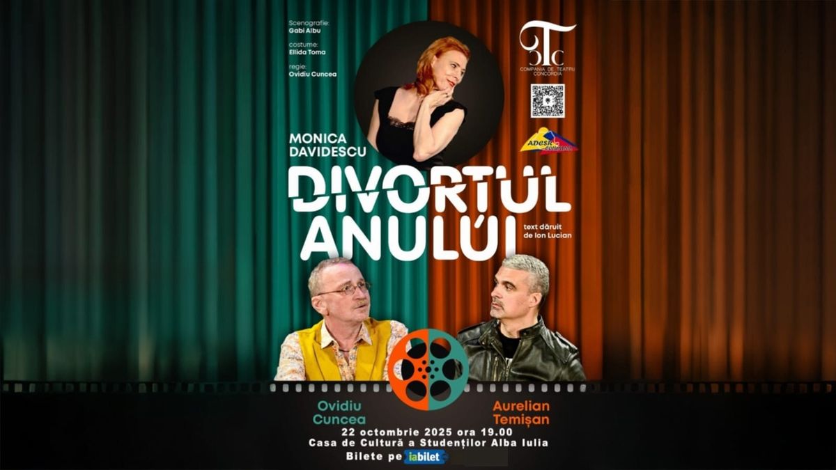 Bilete Alba Iulia: DIVORTUL ANULUI - 22 oct '25, ora 19:00 - Casa de ...
