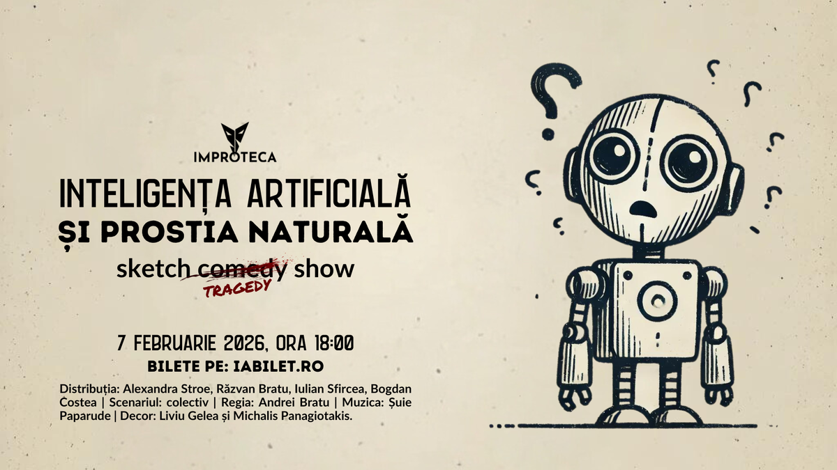 Bilete Inteligenta artificiala si prostia naturala - 7 feb, ora 18:00 ...