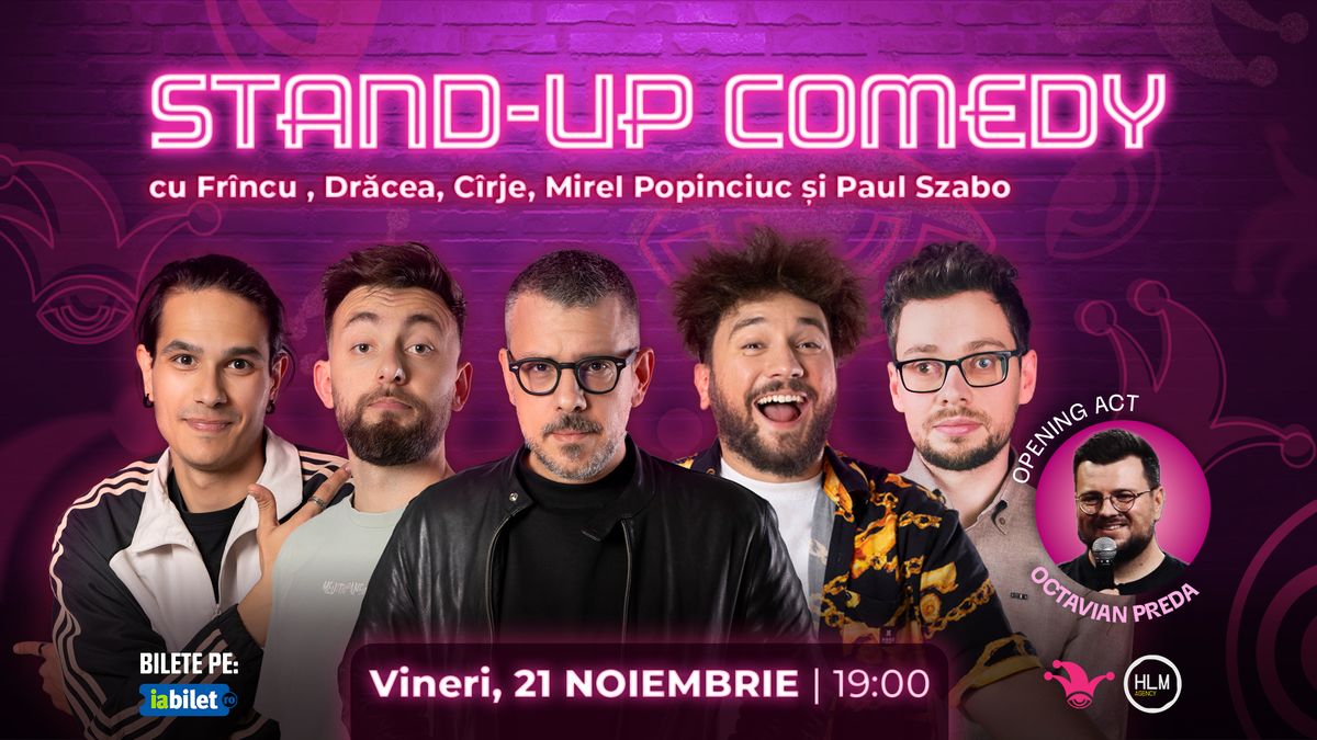 Bilete The Fool: Stand-up comedy cu Frîncu, Drăcea, Cîrje, Mirel ...