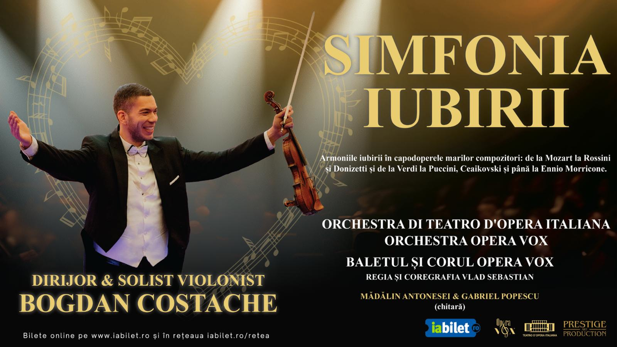 Bilete Cluj-Napoca: Simfonia Iubirii - 20 mar, ora 20:00 - Casa de ...
