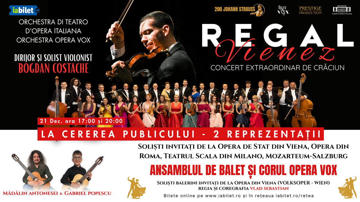 Bilete Iasi: Regal vienez - Concert Extraordinar de Craciun - Show 1 ...