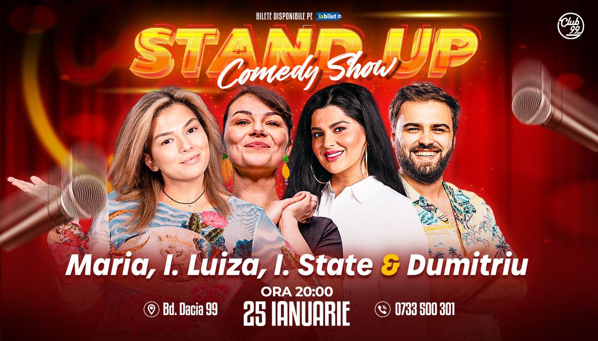 Bilete Stand-up Comedy cu Maria Popovici, Ioana Luiza, Ioana State ...