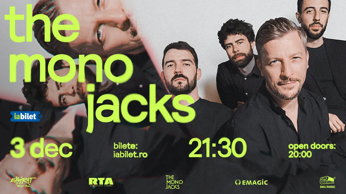 Bilete THE MONO JACKS LIVE LA EXPIRAT - 3 dec '25, ora 21:30 - Expirat ...