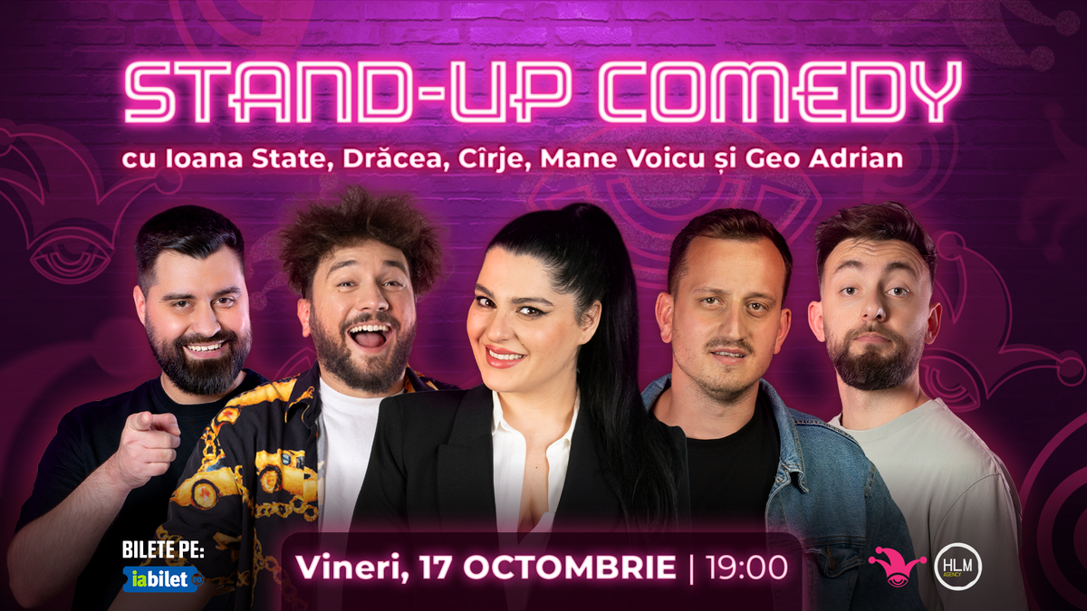 Bilete The Fool: Stand-up comedy cu Mane Voicu, Drăcea, Cîrje, Ioana ...