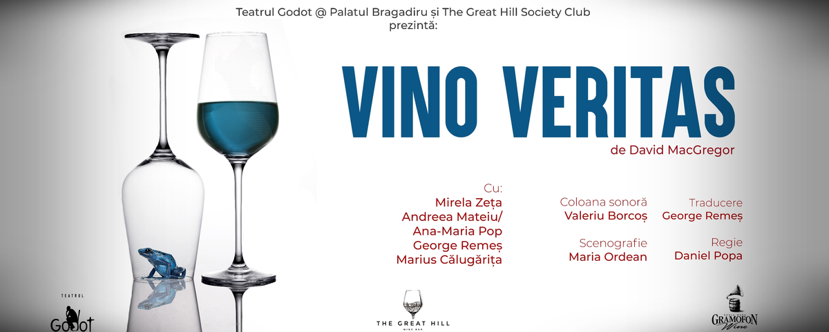 Bilete Vino Veritas de David MacGregor - 6 iun '24, ora 20:00 - Palatul ...