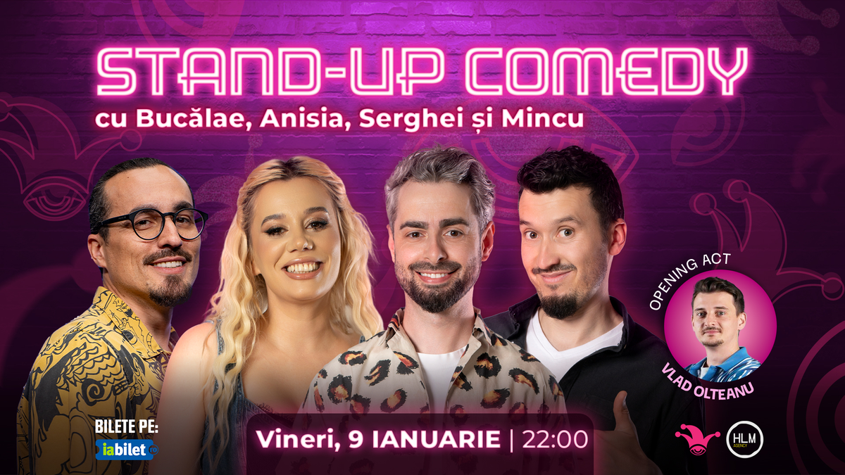 Bilete The Fool: Stand-up comedy cu Mincu, Serghei, Bucălae și Anisia ...